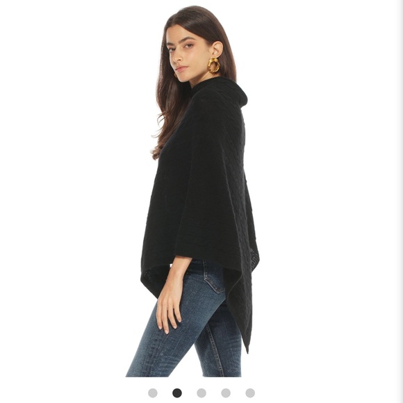 Italeau | Sweaters | Pure Cashmere Cable Knit Poncho | Poshmark